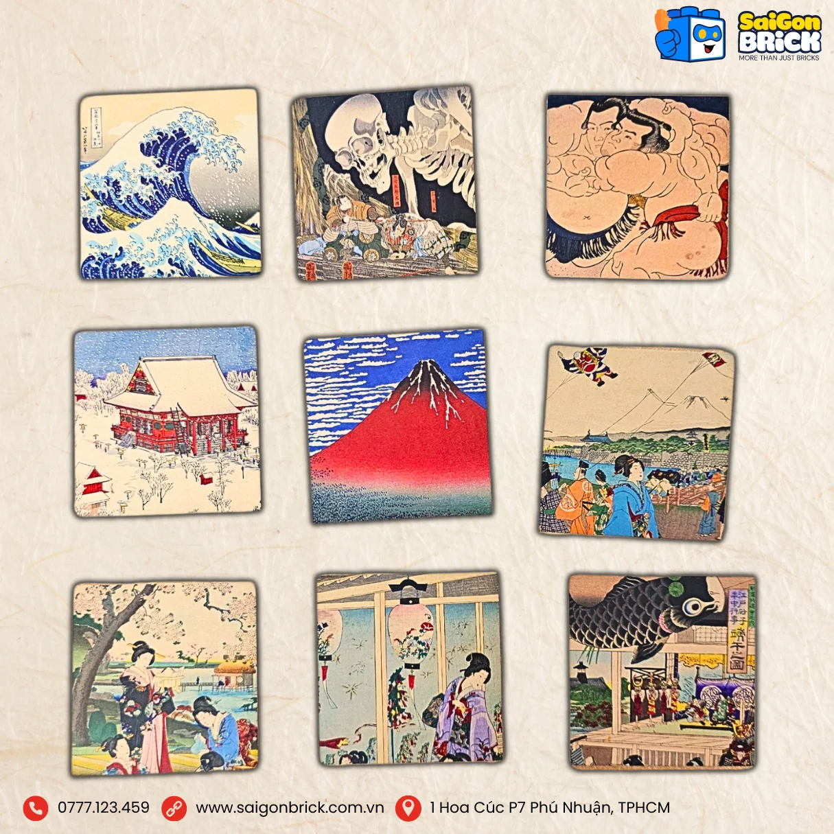 NON LEGO PANTASY 86202 - UKIYO-E - Gallery + 9 pictures (366pcs) - Phòng Triển Lãm Ukiyo-E + 9 ...