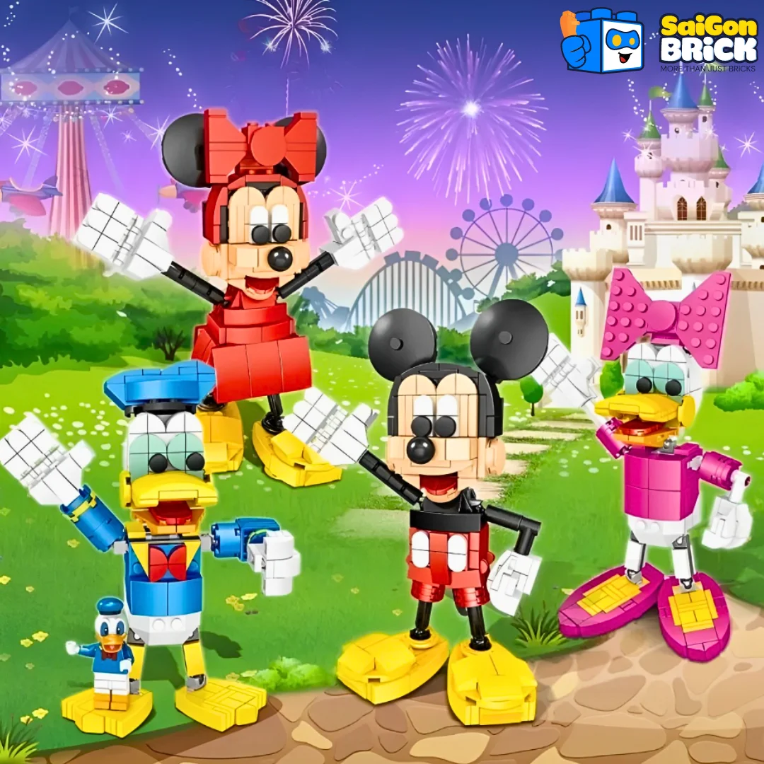 NON LEGO PRCK 69656 - SERIES DISNEY 4 CHARACTERS (250+PCS) - BỘ 4 NHÂN VẬT DISNEY - CHÍNH HÃNG ...