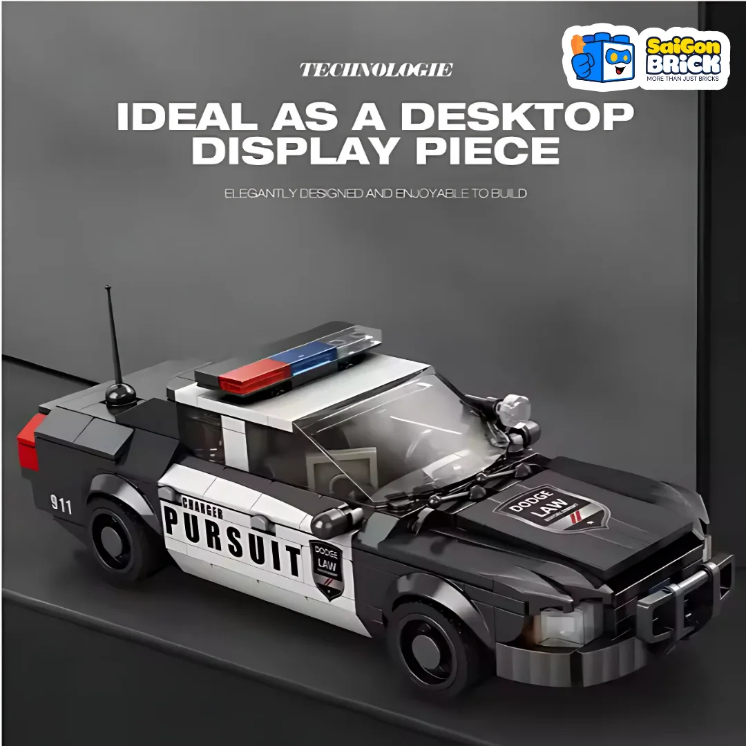 NON LEGO REOBRIX 816 - Police Car (404pcs) - Xe cảnh sát - Chính hãng ...